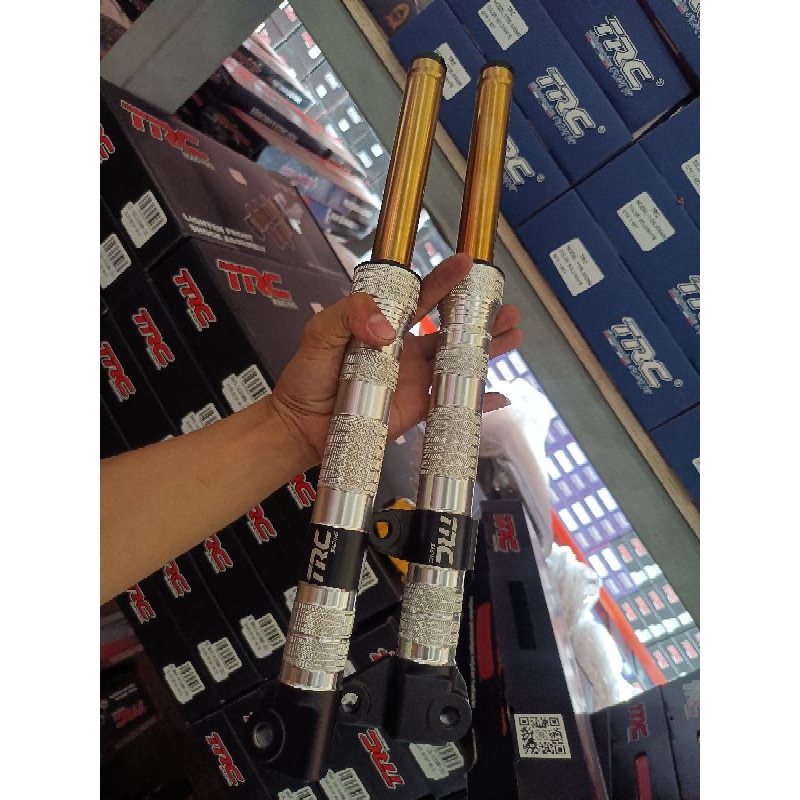 TRC LIGHTEN FRONT SHOCK ASSEMBLY ADJUSTABLE MIO/NMAX/AEROX/WAVESNIPER | Shopee Philippines
