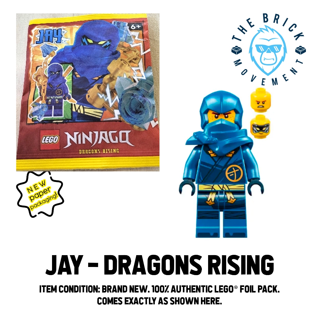 NINJAGO Jay (Dragons Rising) Foil Pack | Shopee Philippines