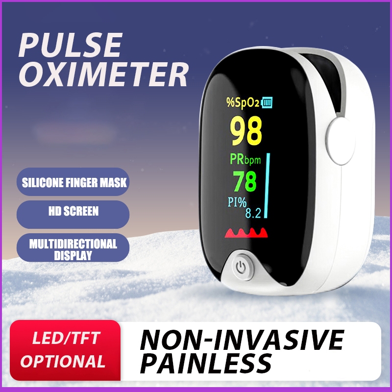 LED Fingertip Pulse Pulse Oximeter Fast Reading Spo2 Oxygen Meter ...