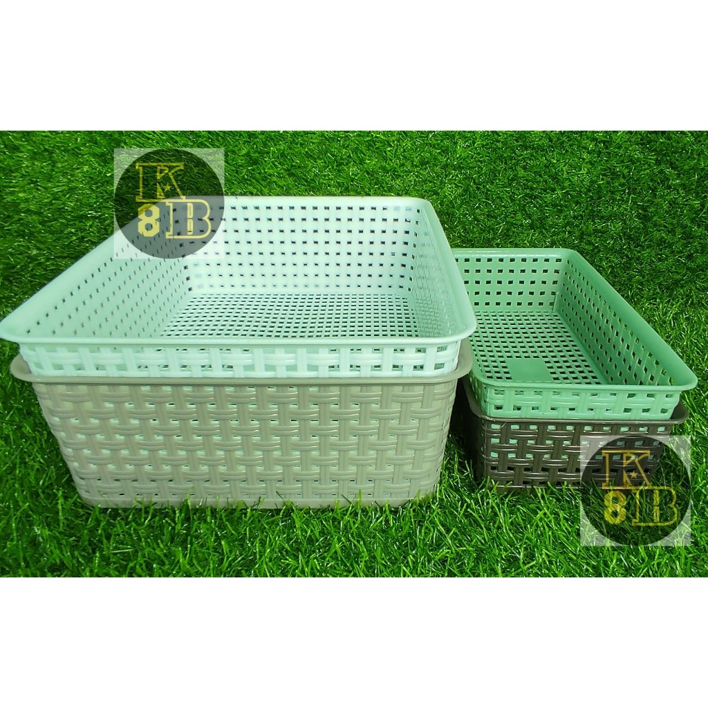 Woven Tray Multipurpose Tray Plastic Basket Mini Tray Organizer 802/801 ...