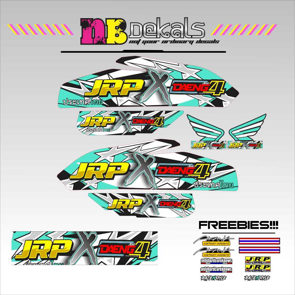 RUSI/TMX/PANTRA SKYGO/TC/PINOY PANTRA JRP X DAENG DECALS | Shopee ...