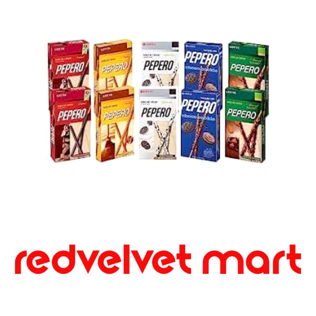 LOTTE PEPERO KOREAN CHOCOLATE BISCUITS DIFFERENT FLAVORS | Shopee ...