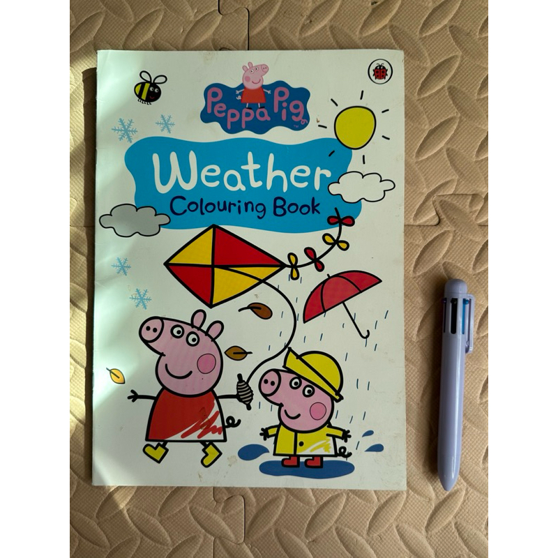 Peppa Pig Weather Colouring Book (Preloved) | Shopee Philippines