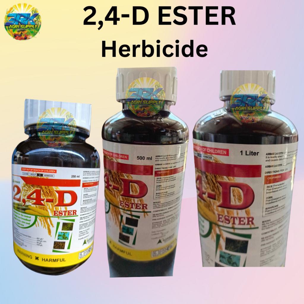 24D ESTER Herbicide available in 1liter, 500mL and 250mL | Shopee ...