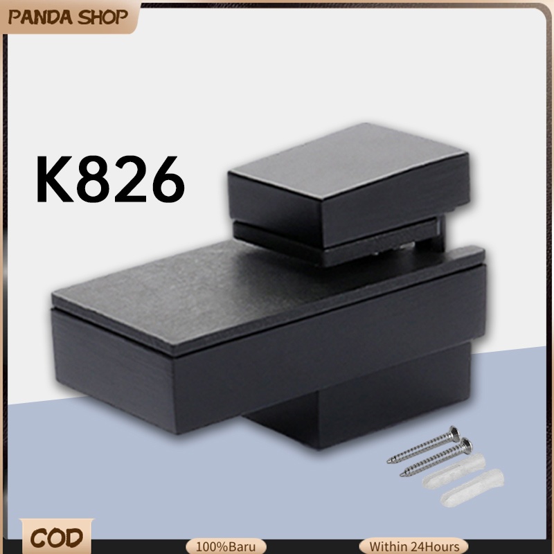 Zinc Alloy F-Type Glass Clamp Wall Mount Glass Shelf Bracket Adjustable ...