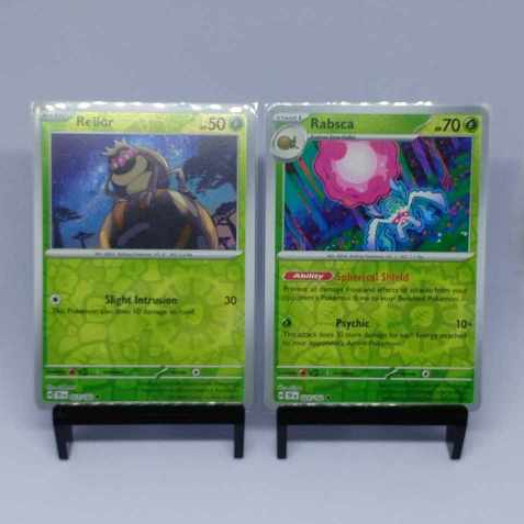 rellor rabsca evolution temporal forces pokemon trading cards | Shopee ...