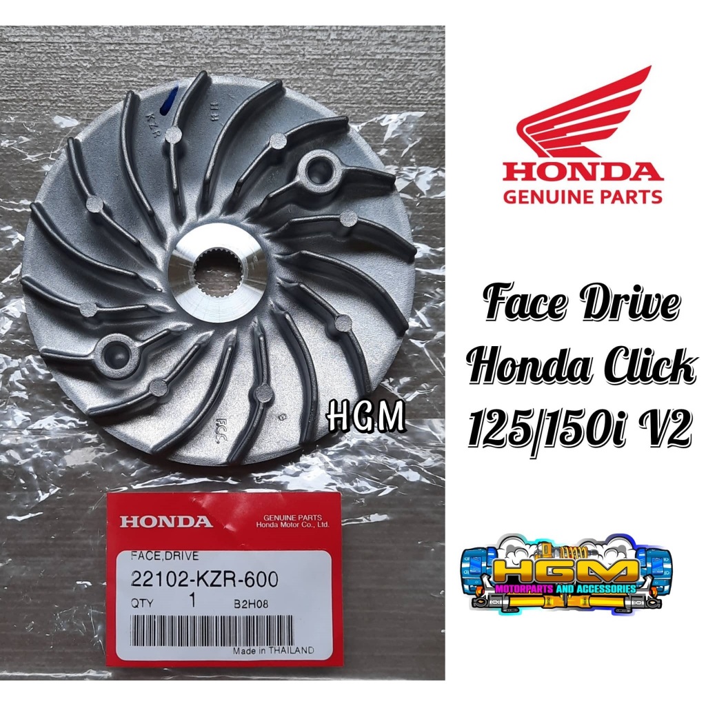 DRIVE FACE HONDA CLICK 125i/150i V1 & V2, AIRBLADE 150 | 22102-KZR-600 ...