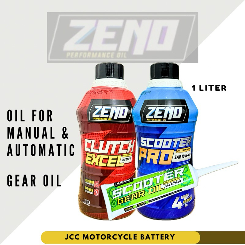 Zeno Oil Manual and Scooter 1Liter & Gear Oil | Shopee Philippines