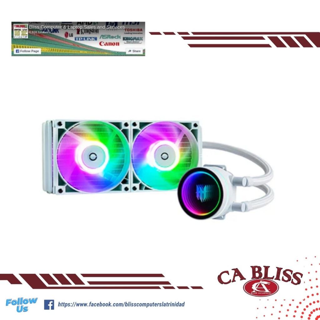Tecware Mirage 240 AIO ARGB CPU Cooler (WHITE) | Shopee Philippines