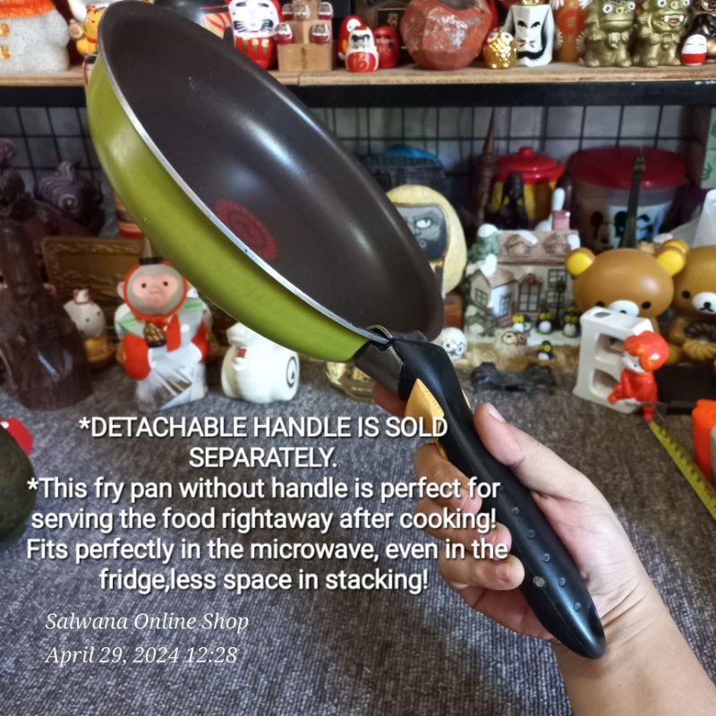 9.3" TEFAL NON-STICK FRY PAN WITHOUT HANDLE • JAPAN SURPLUS | Shopee ...