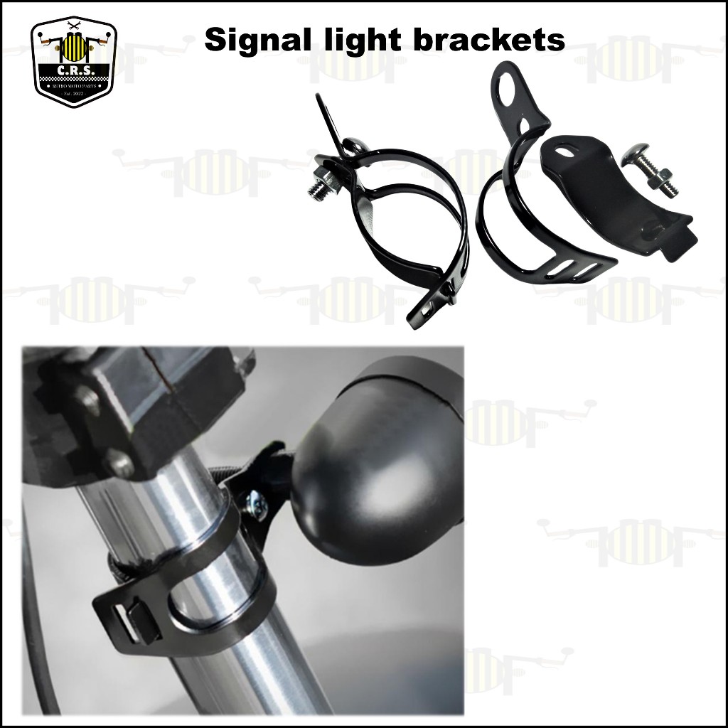 Signal light bracket- cafe racer and scrambler parts-sold by pair ...