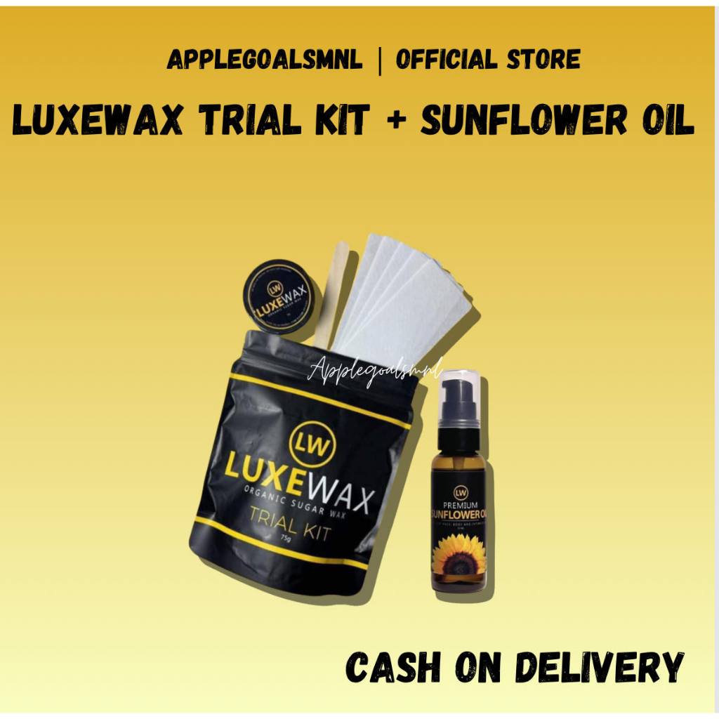 LUXE WAX ORGANIC SUGAR WAX | Sunflower oil | Shopee Philippines