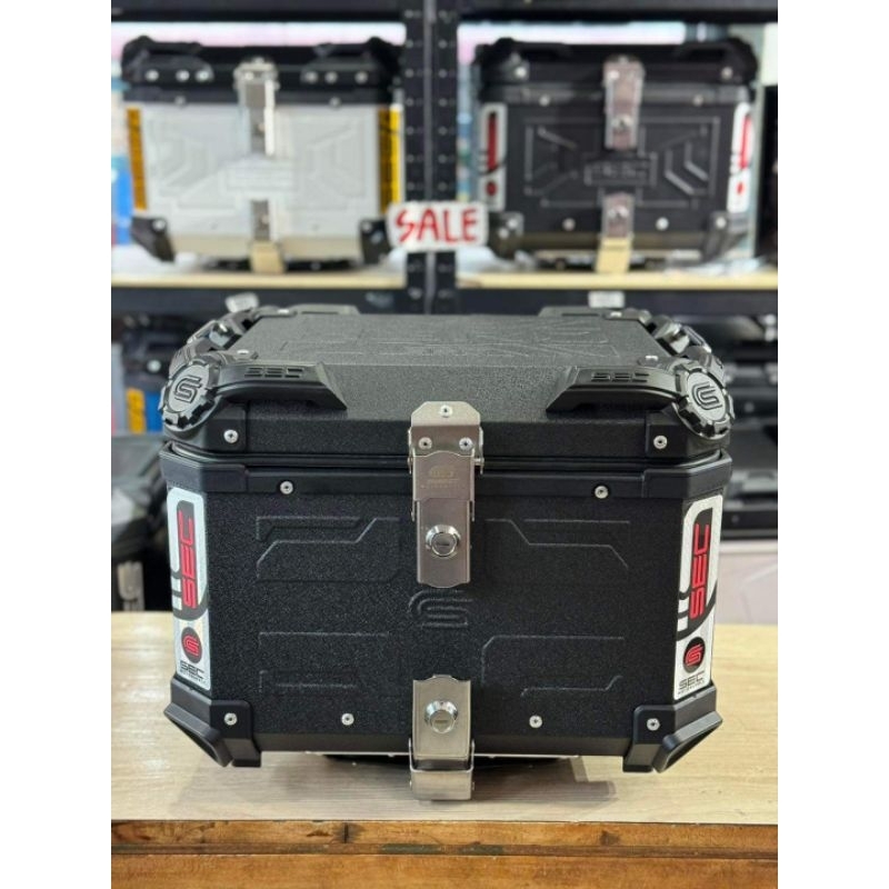 SEC ALLOY TOP BOX 45Liters with Backrest & Baseplate | Shopee Philippines