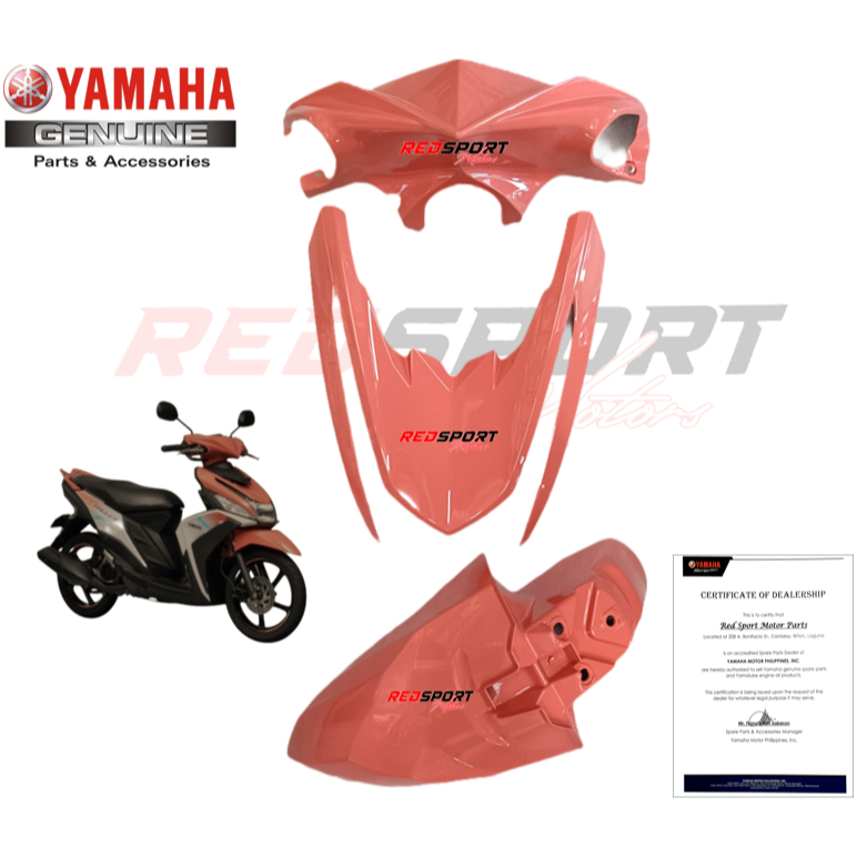 3PCS FRONT ( PEACH ) FAIRINGS FOR MIO I 125 / M3 | Shopee Philippines