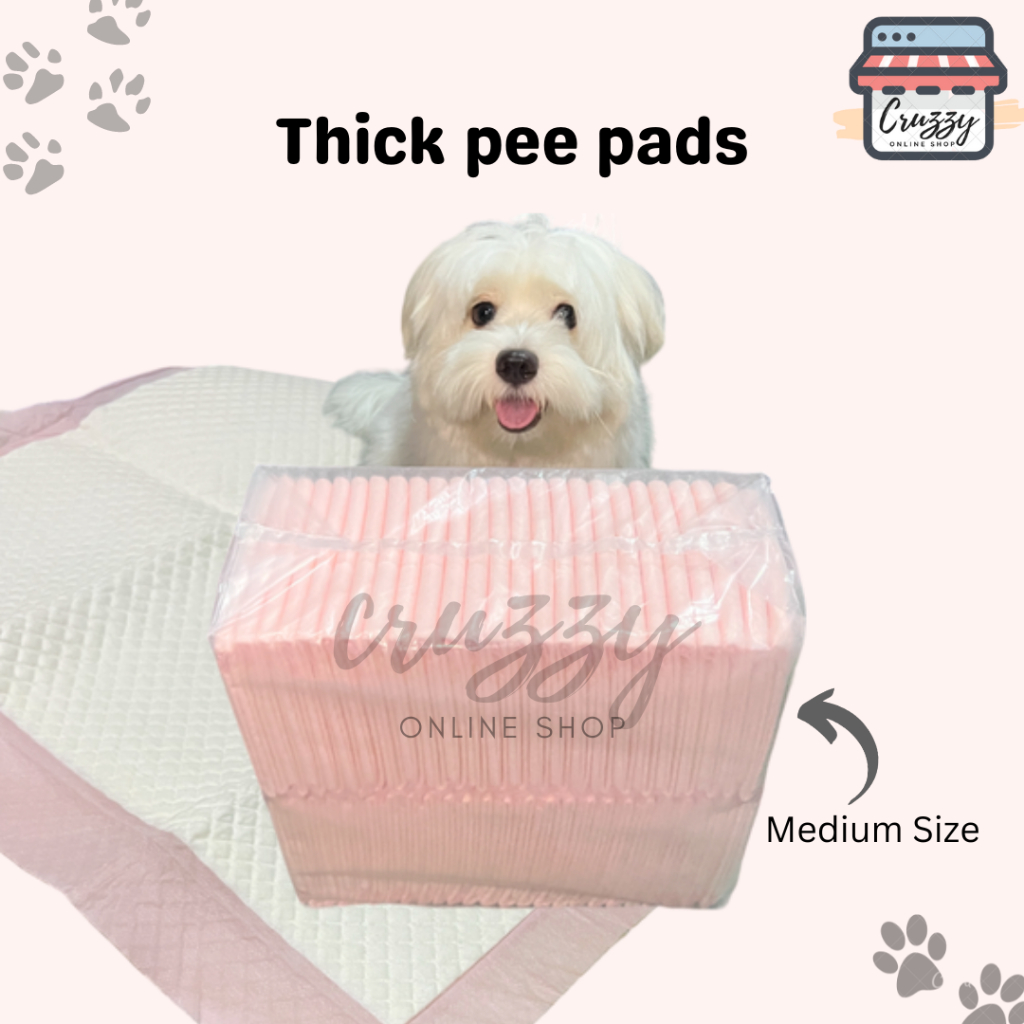 (Pink or Purple) Thick Pet training pee pads | Urine pads Pack | Potty ...
