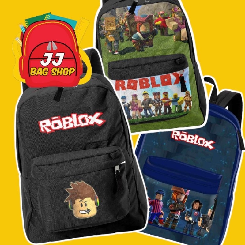 SCHOOL BAG BOY KID JS BACKPACK - ROBLOX DESIGN | Shopee Philippines