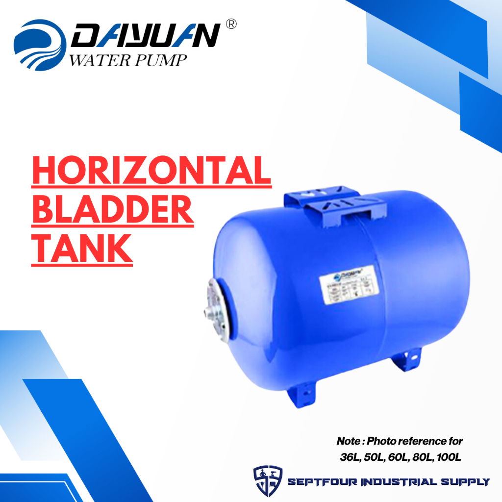 DAYUAN 100Liters Horizontal Bladder tank DY-HBT100 | Shopee Philippines