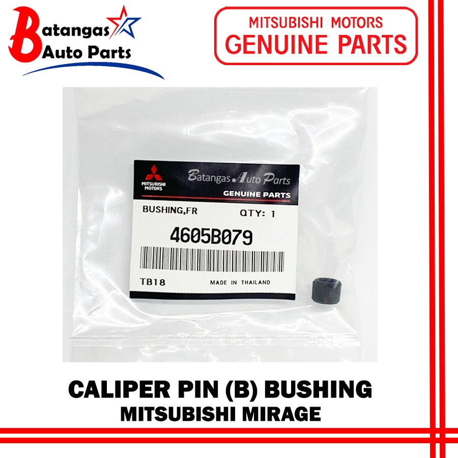GENUINE CALIPER PIN BUSHING MITSUBISHI MIRAGE MADE IN THAILAND | Shopee ...