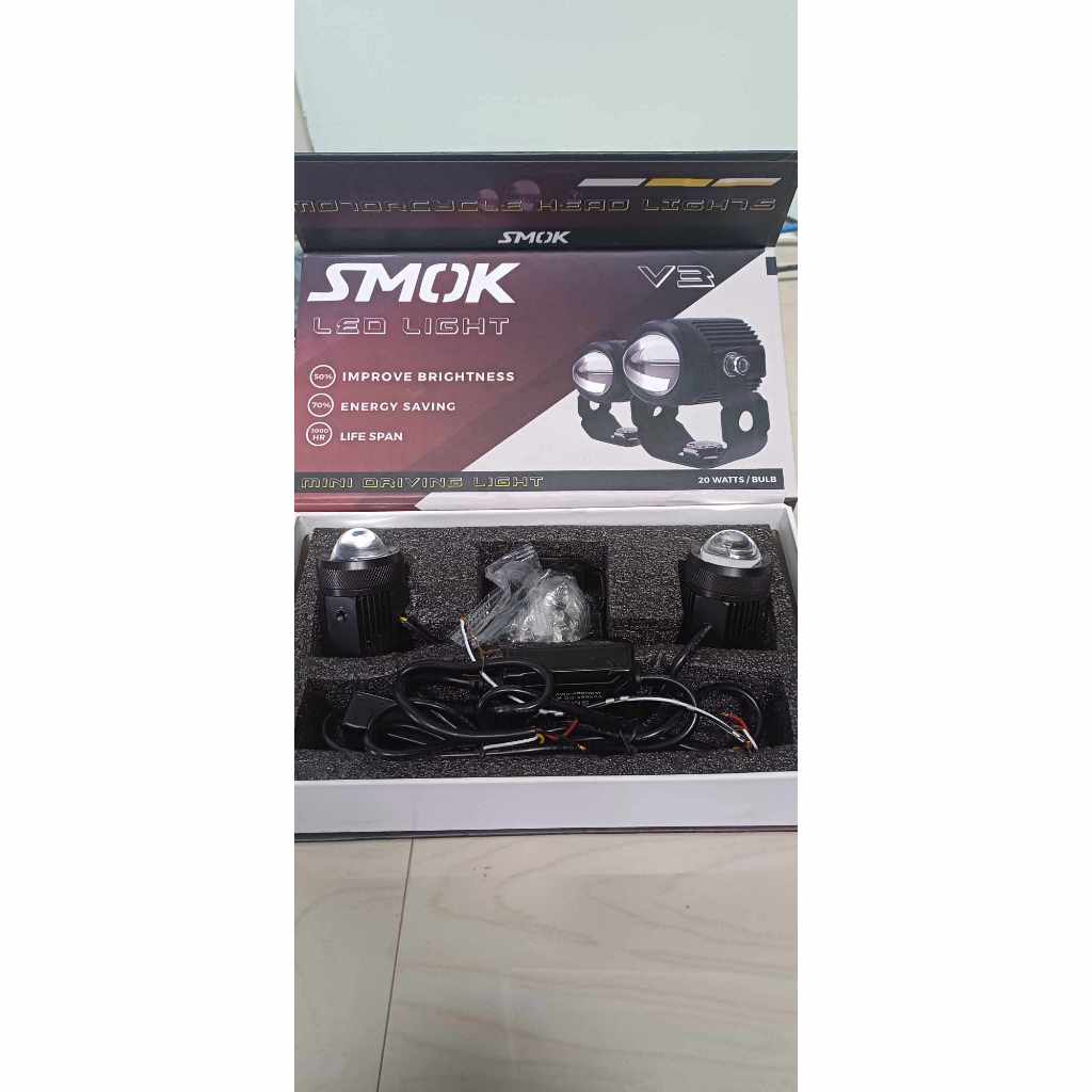 SMOK, Mini Driving Light, v3, 3,000 Lumens, 20 Watts/Bulb, SMOK MDL v3 | Shopee Philippines