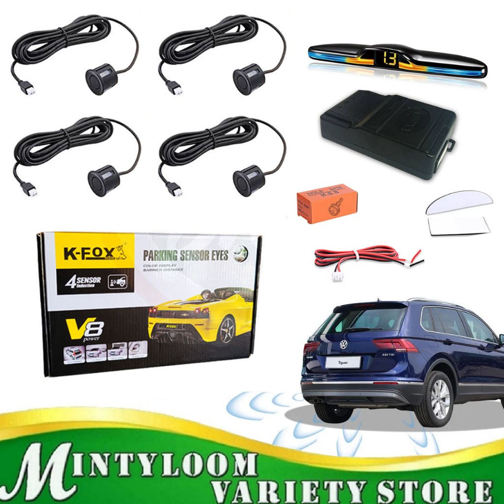 NEW KFOX Car Reverse Radar Kit Vehicle Parking Sensor System with 4 ...