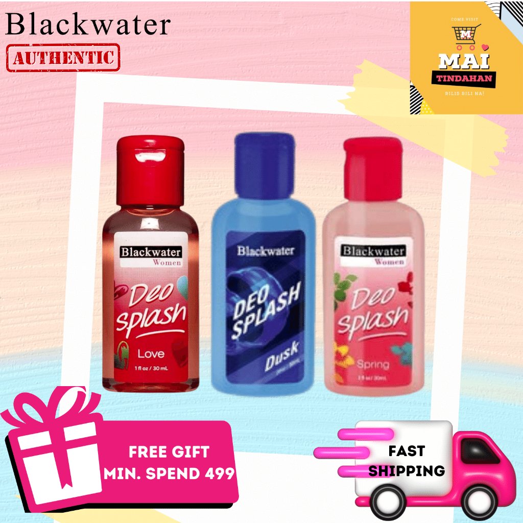 Blackwater Deo Splash 30ml ( DUSK, LOVE & SPRING) | Shopee Philippines