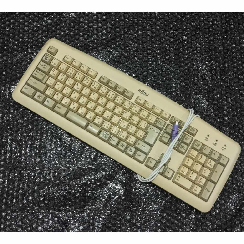 Original Retro Vintage Fujitsu PS2 Keyboard | Shopee Philippines