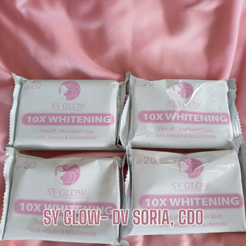 SY GLOW 10X WHITENING SOAP BUNDLE 4PCS | Shopee Philippines