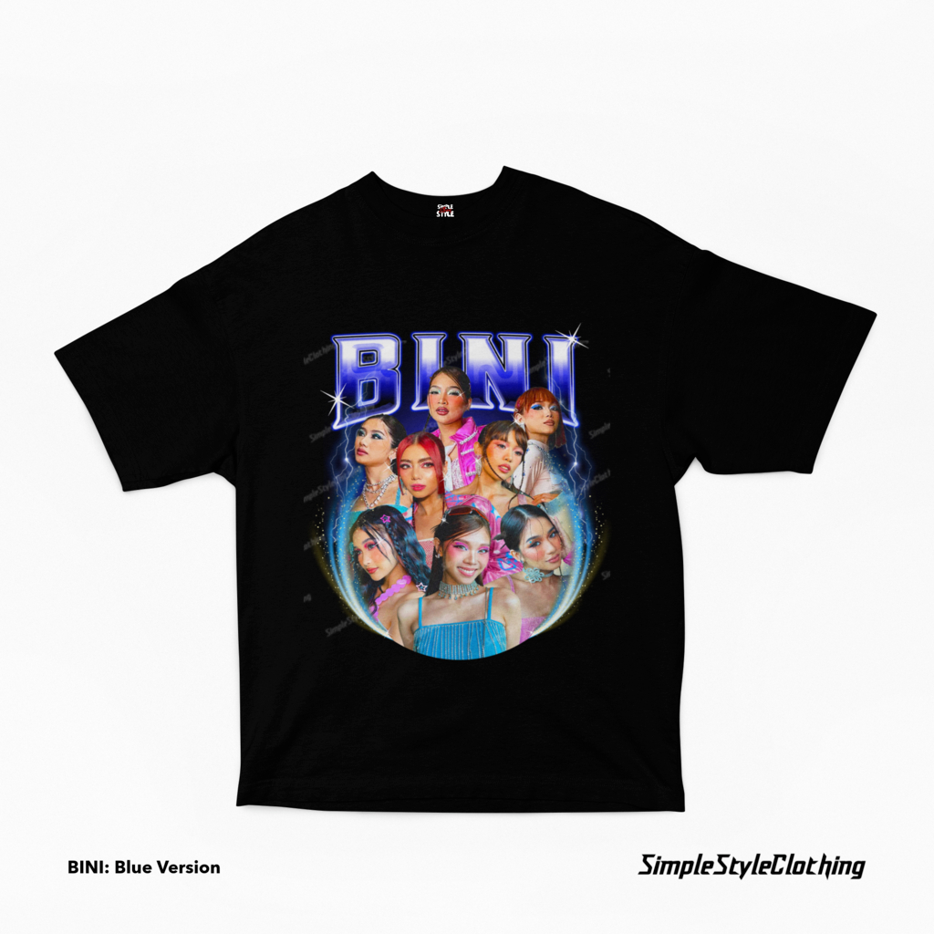 BINI Pink and Blue Version Oversized Tshirt | Simple Style Clothing T ...