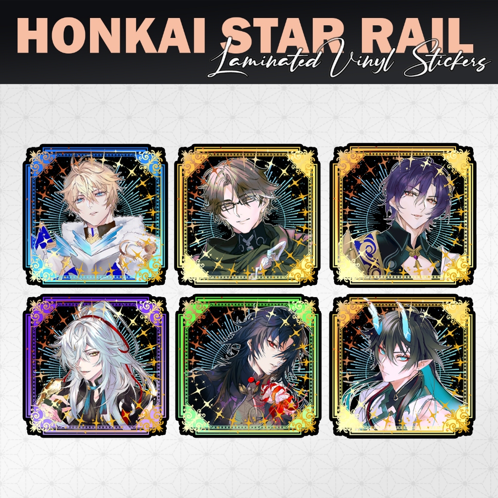 Waterproof VINYL STICKER — Honkai Star Rail OVERSIZED Vinyl Sticker ...