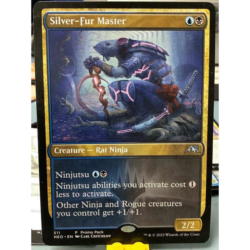 MTG - Silver-Fur Master (Promo Pack: Kamigawa: Neon Dynasty ...