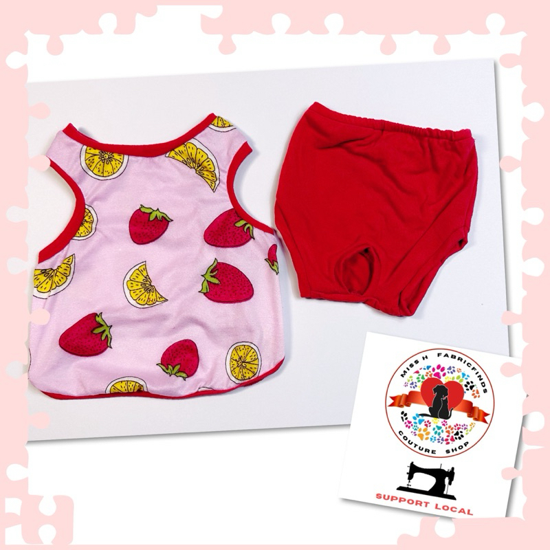 DOG SANDO with DOG UNDERWEAR/ DOG SANDO/ DOG PANTY / DOG CLOTHES/ DOG ...