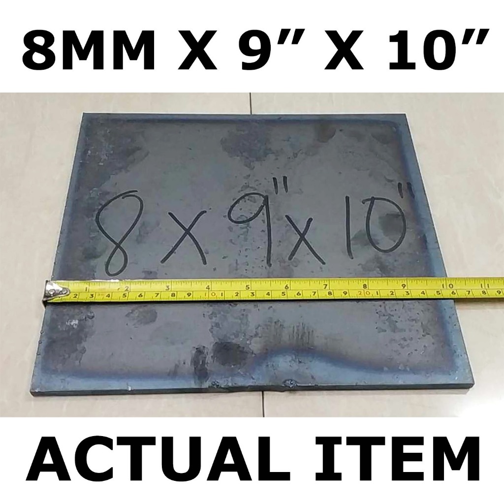 MS BASE PLATE 8MM X 9" X 10" MILD STEEL === BAKAL 8MM X 9" X 10 ...