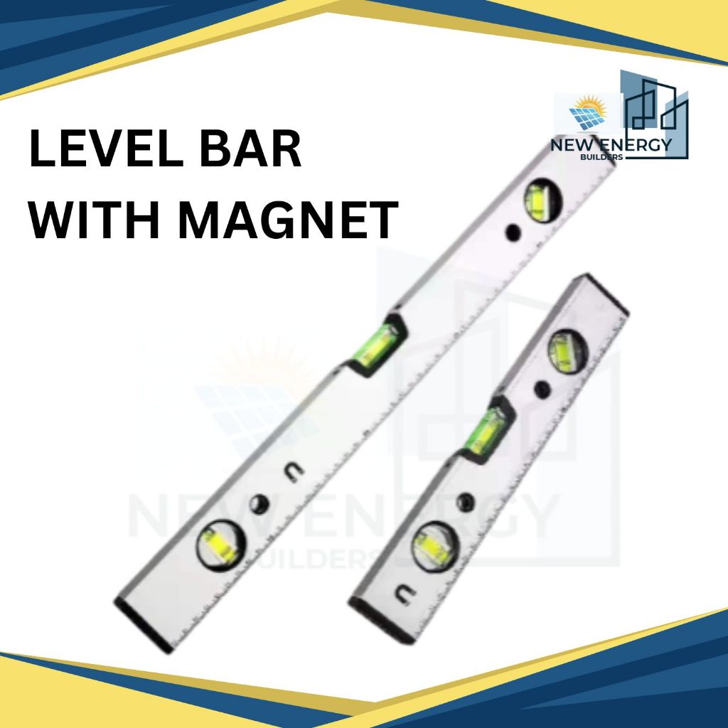 Aluminum Alloy Level Bar with Magnet Level Ruler NewEnergyBuilders ...