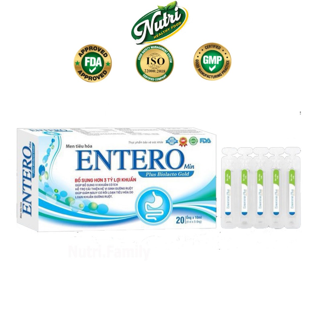 Entero Min Digestive Enzyme Helps Reduce Intestinal Disorders, Reduce ...