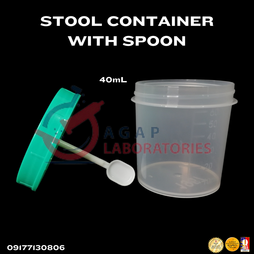 STOOL CONTAINER WITH SPOON | Shopee Philippines