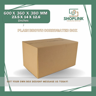 Corrugated RSC Shipping Box Packaging | Brown Kraft | No print | JNT ...