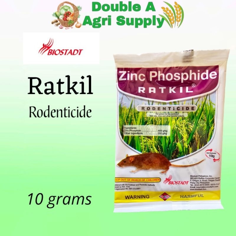 Ratkil Zinc Phosphide Rodenticide / Rat Poison / Lason sa Daga ...
