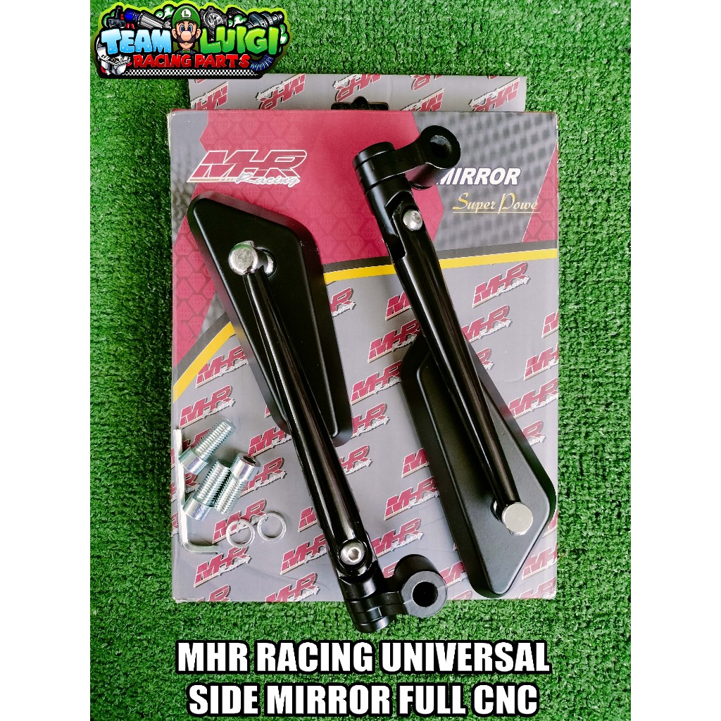 MHR RACING UNIVERSAL SIDE MIRROR FULL CNC | Shopee Philippines