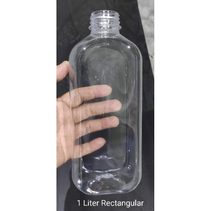 1pc 1 Liter rectangular bottle no cap included | Shopee Philippines