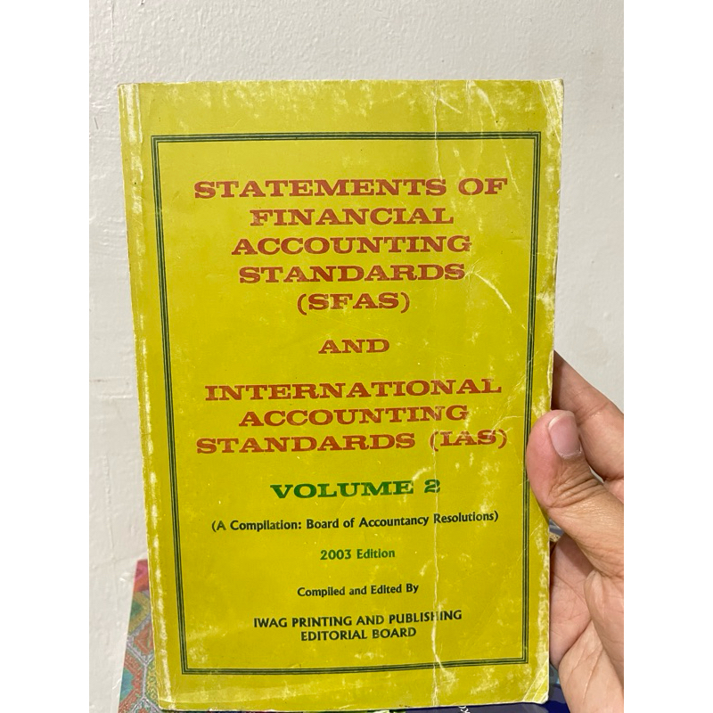 STATEMENTS OF FINANCIAL ACCOUNTING STANDARDS (SEAS) AND INTERNATIONAL ...