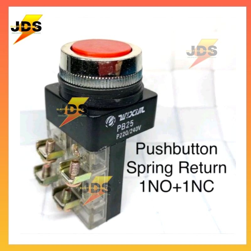 25mm,30mm Push Button Switch - Spring Return | Shopee Philippines