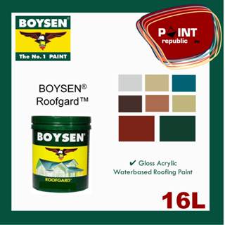 BOYSEN ROOFGARD Roofing Paint - 16L (Pail/Timba) | Shopee Philippines