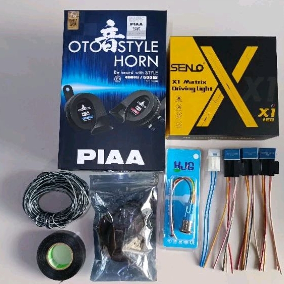 1 Set Senlo X1 Plus 60 Watts Mini Driving Light with Piaa Horn (Senlo ...