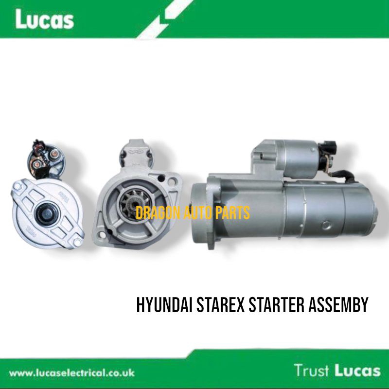 Lucas Starter Assembly for Hyundai GRAND STAREX CRDI VGT D4CB 2007 - Up ...