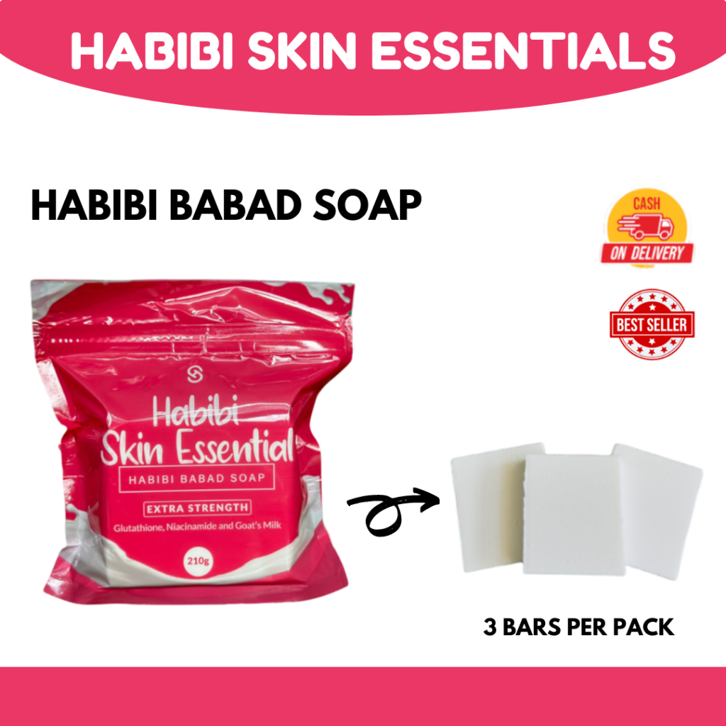 HABIBI SKIN ESSENTIALS HABIBI BABAD SOAP EXTRA STRENGTH 3 SOAP IN 1 ...