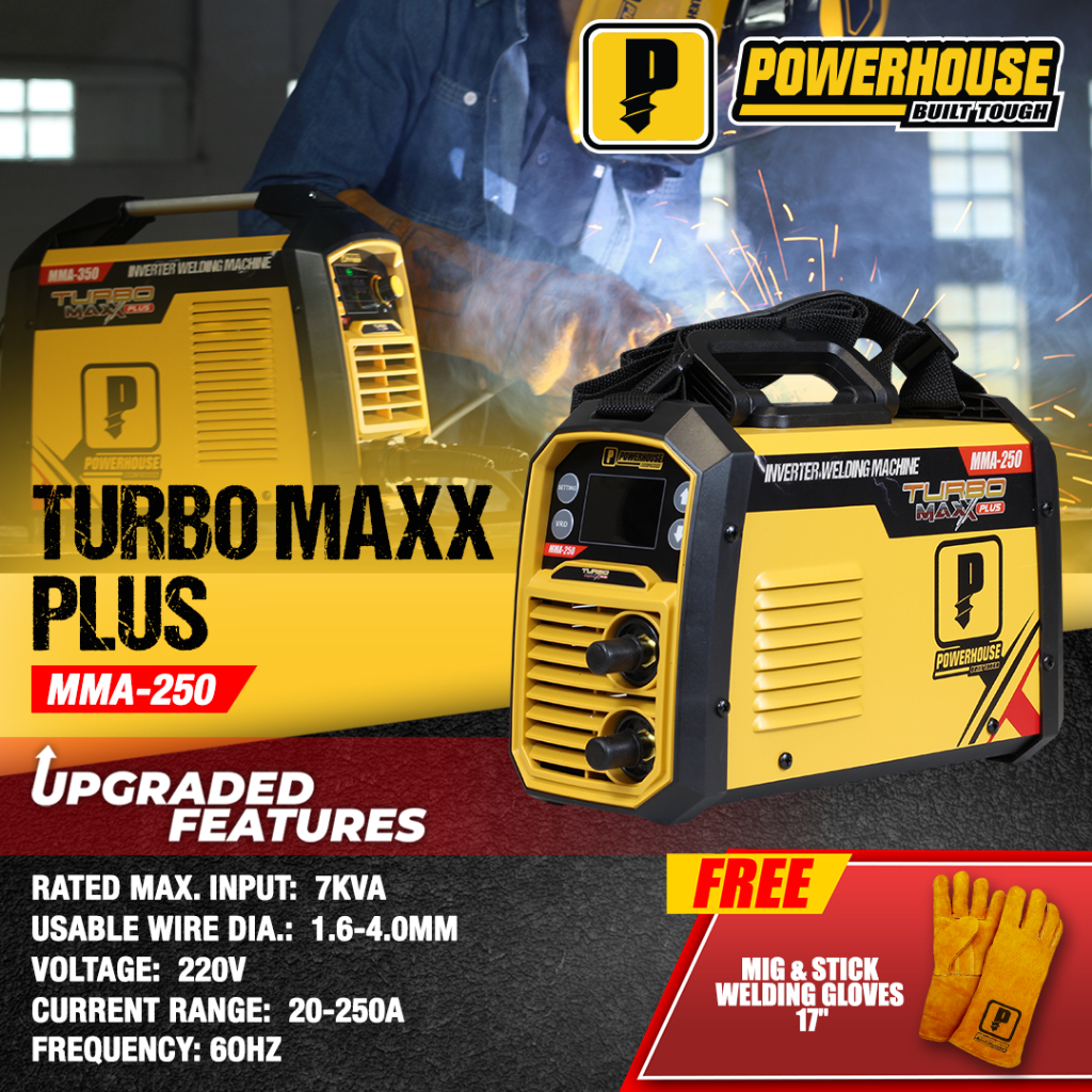 Powerhouse Turbomaxx Synergic Inverter Type 250A / 350A / 550A ...