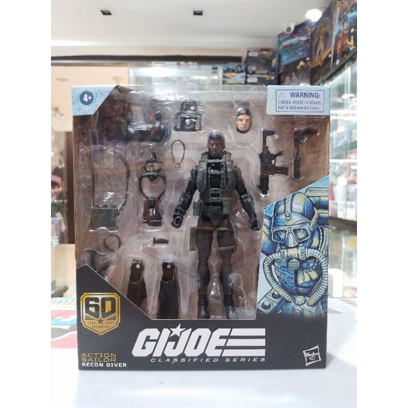 Hasbro GI Joe Classified Action Sailor Recon Diver 60th Anniv. | Shopee ...