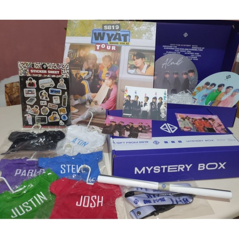 SB19 OFFICIAL MERCH MYSTERY BOX OF SB19 AND OTHER OFFICIAL MERCH ...