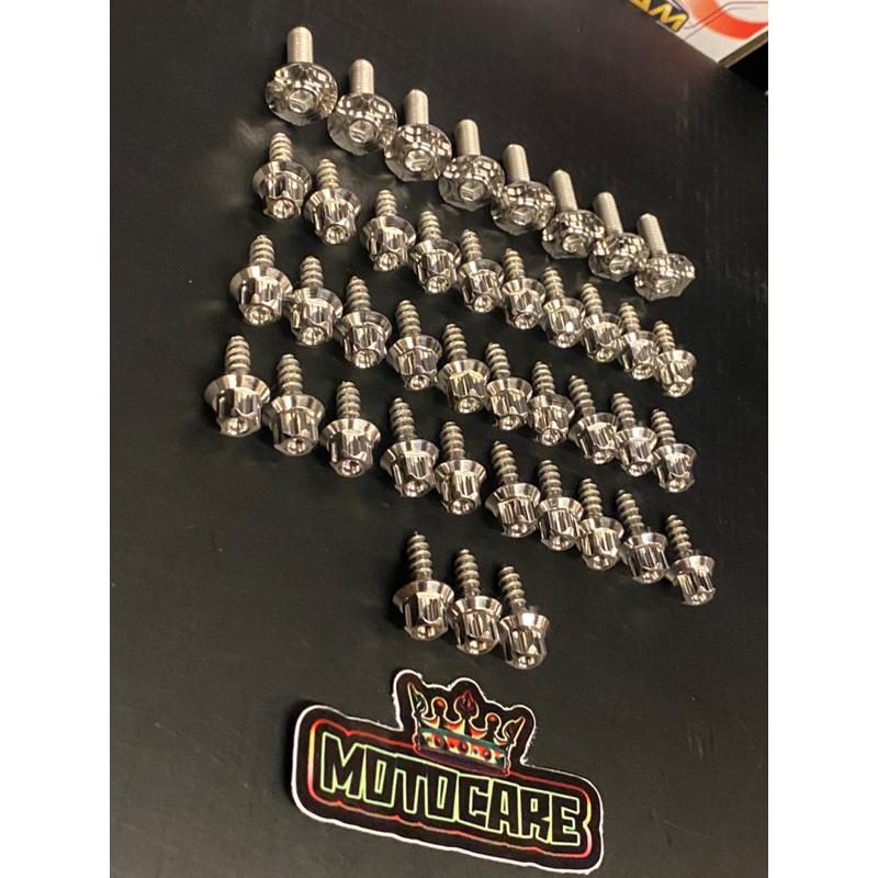 CNC BODY BOLTS MIO SPORTY / AMORE 41pcs (SOLD AS SET) | Shopee Philippines