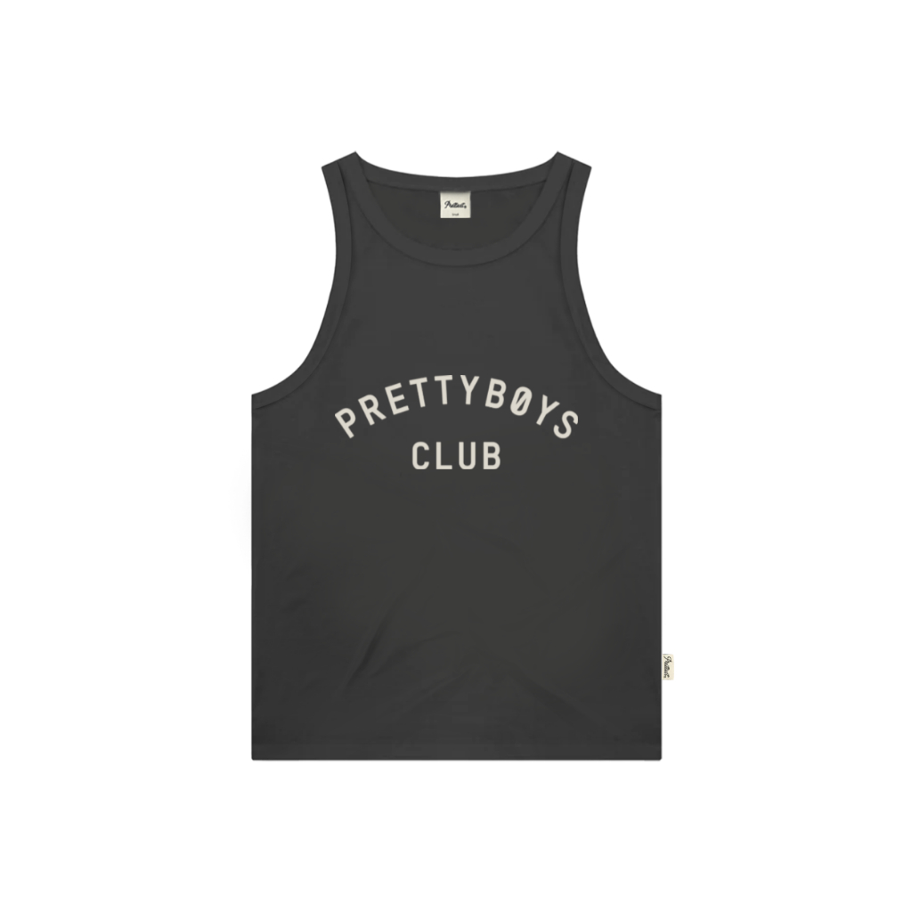 Prettiest® SS24 'PBC' TANK TOP (CHARCOAL) | Shopee Philippines